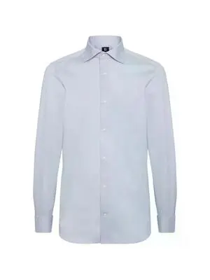 Boggi Milano Windsor-collar Shirt - Blue