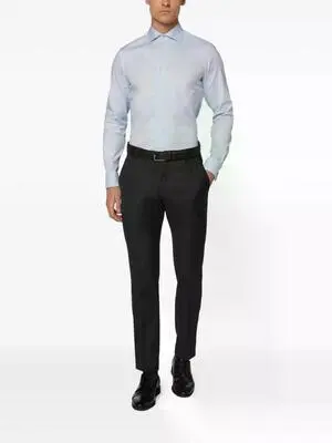 Boggi Milano Windsor-collar Shirt - Blue