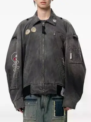 Mihara Yasuhiro Sun Faded Military Jacket - Grey