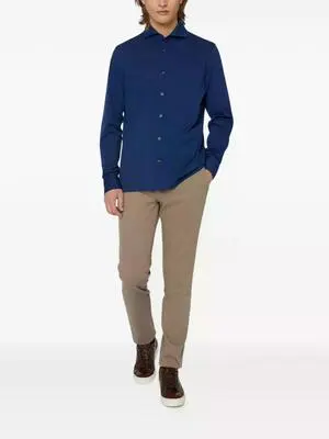 Boggi Milano Garment Dyed Trousers - Neutrals