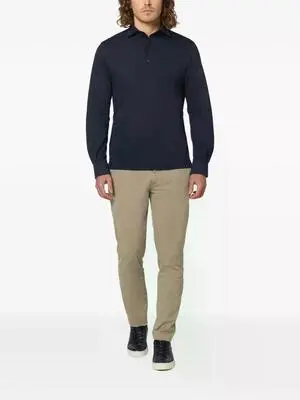 Boggi Milano Bowling-collar Polo Shirt