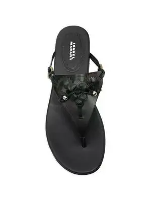 Isabel Marant Étoile Elato Leather Flat Sandals