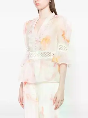 WE ARE KINDRED Peplum-hem Blouse