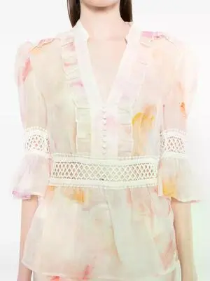 WE ARE KINDRED Peplum-hem Blouse