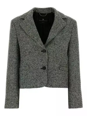 Ermanno Scervino Houndstooth Belted Jacket