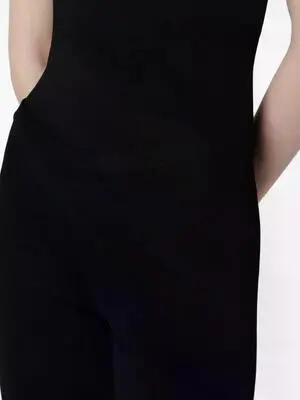 ENTIRE STUDIOS Knit Capri Shorts - Black