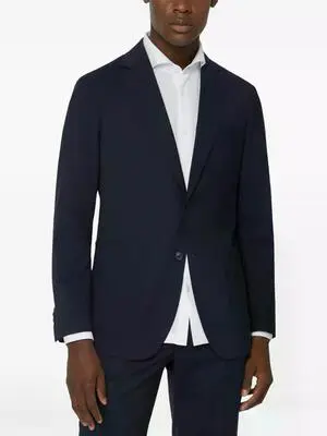 Boggi Milano Plain Wool Blazer