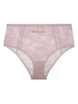 Love Stories Floral-lace High Briefs - Pink