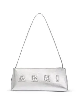 Marni Embossed Leather Shoulder Bag