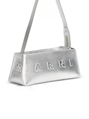 Marni Embossed Leather Shoulder Bag