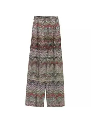 Missoni Chevron-pattern Straight Trousers