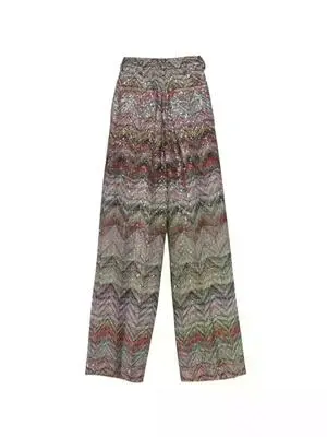 Missoni Chevron-pattern Straight Trousers