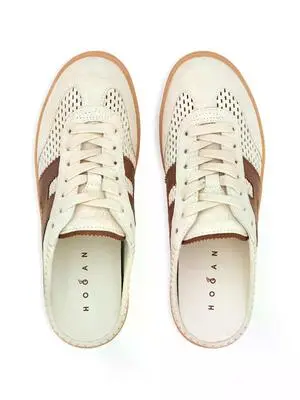 Hogan Cool Perforated Sneaker Mules