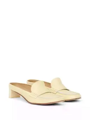 MAISON MARGIELA Leather Swing Toe Loafers - Neutrals