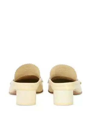 MAISON MARGIELA Leather Swing Toe Loafers - Neutrals