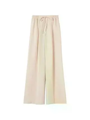 Claudie Pierlot Drawstring Wide-leg Tailored Trousers - Neutrals