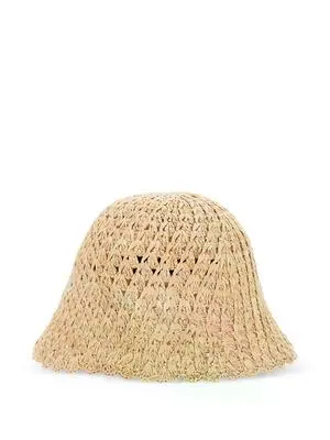 Helen Kaminski Woven Bucket Hat - Neutrals