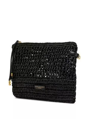 GIANNI CHIARINI Small Nefeli Crochet Zip Pouch