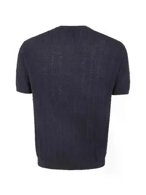 Emporio Armani Ribbed-textured T-shirt