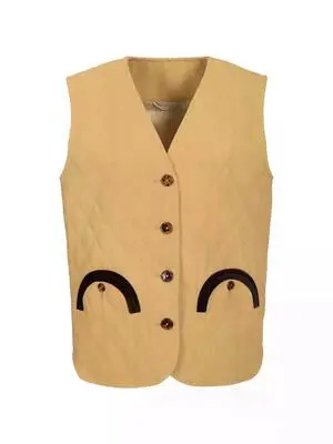 Blaze Milano Button Detailed Vests For Women