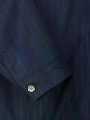 WHITE SAND Pinstripe Zip Jacket - Blue