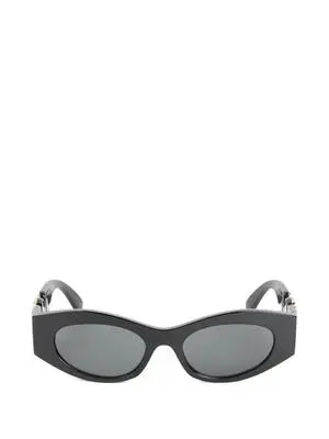 Versace Oval-frame Sunglasses - Black