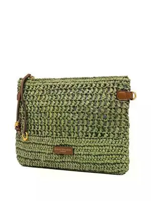 GIANNI CHIARINI Nefeli Crochet Zip Pouch Bag