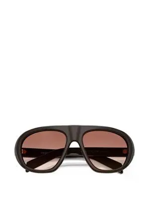 Prada Logo-detail Sunglasses - Brown