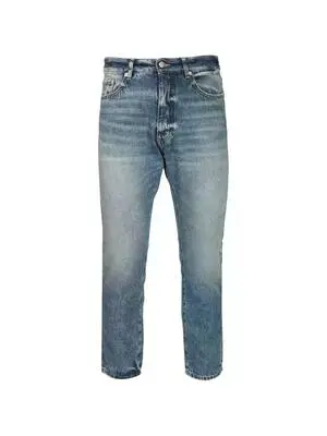 Icon Denim Los Angeles Button Detailed Jeans For Men