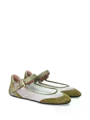 Premiata Buckle Ballet Flats - Neutrals