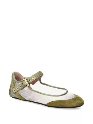Premiata Buckle Ballet Flats - Neutrals
