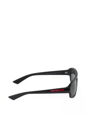 Prada Linea Rossa Rectangle Sunglasses - Black
