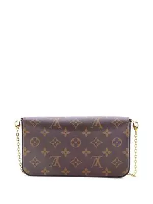 LOUIS VUITTON Felicie Pochette Monogram Canvas - Brown
