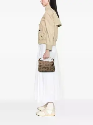 Fendi 2000-2010 Zucchino Canvas Baguette