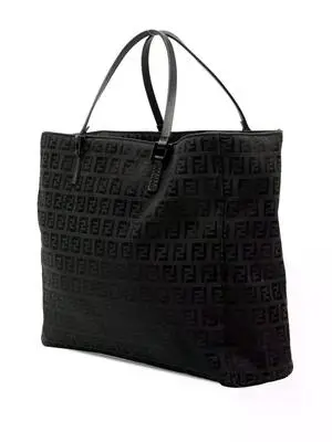 Fendi 2000-2010 Zucchino Canvas Tote Bag