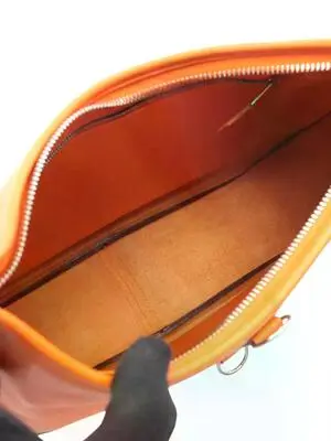Hermès 2006 Epsom Trim 31 Shoulder Bag - Orange