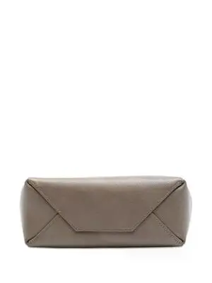 Celine 2019 Small Grained Calfskin Vertical Cabas Satchel - Brown