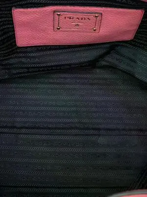 Prada Vitello Daino Open Convertible Tote Satchel