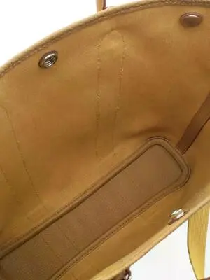 Hermès 2020 Toile And Negonda Garden File 28 Satchel - Yellow