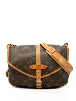 LOUIS VUITTON 2003 Monogram Saumur 30 Crossbody Bag