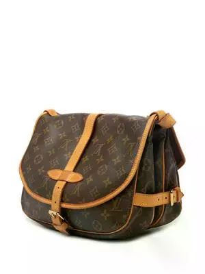 LOUIS VUITTON 2003 Monogram Saumur 30 Crossbody Bag
