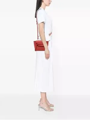 Celine 2018 Nano Grained Calfskin Belt Bag - Red