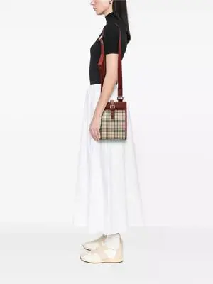 Burberry House Check Canvas Crossbody Bag
