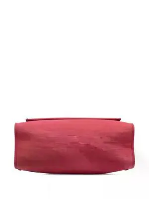 Hermès 2012 Toile Herbag Zip 39 Satchel - Red