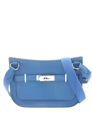 Hermès 2023 Mini Swift Jypsiere Shoulder Bag - Blue