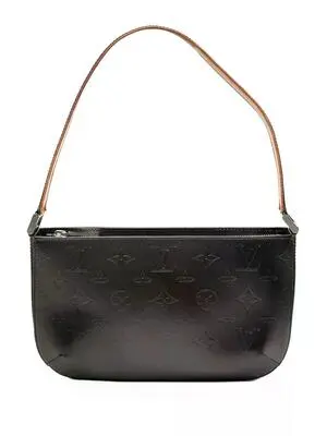 LOUIS VUITTON 2002 Monogram Mat Fowler Shoulder Bag - Grey