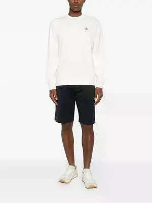 Moncler Logo-patch Sweatshirt - Neutrals
