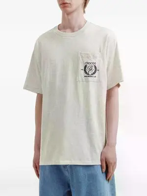 CHOCOOLATE Patch-pocket Embroidered T-shirt