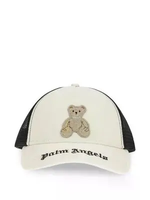 Palm Angels Bear Appliqué Trucker Cap - Neutrals