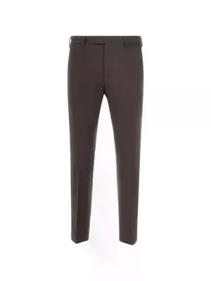PT TORINO Straight Trousers - Brown